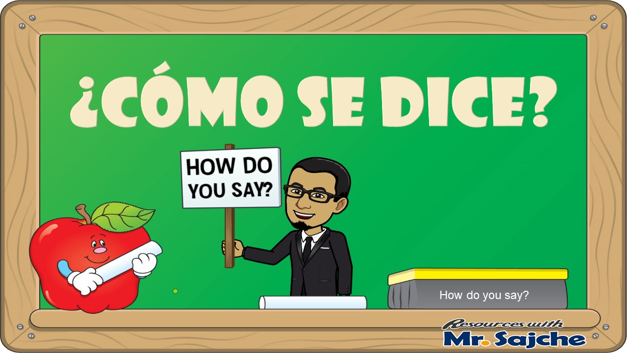 Frases útiles para la clase de español - Mr. Sajche